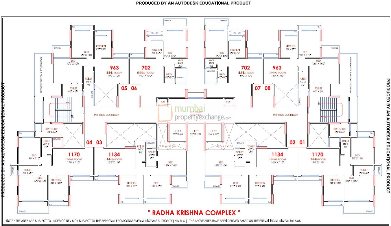 Radha Krishna Complex Project at Ghansoli by Gami Group