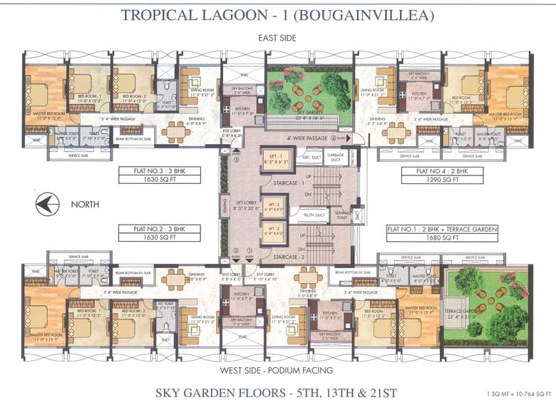 Tropical Lagoon Bougainvillea Thane West Flats Apartments On Rent