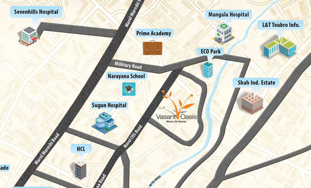 Vasant Oasis Tower 15 Danica Project at Andheri East by Sheth Creators ...