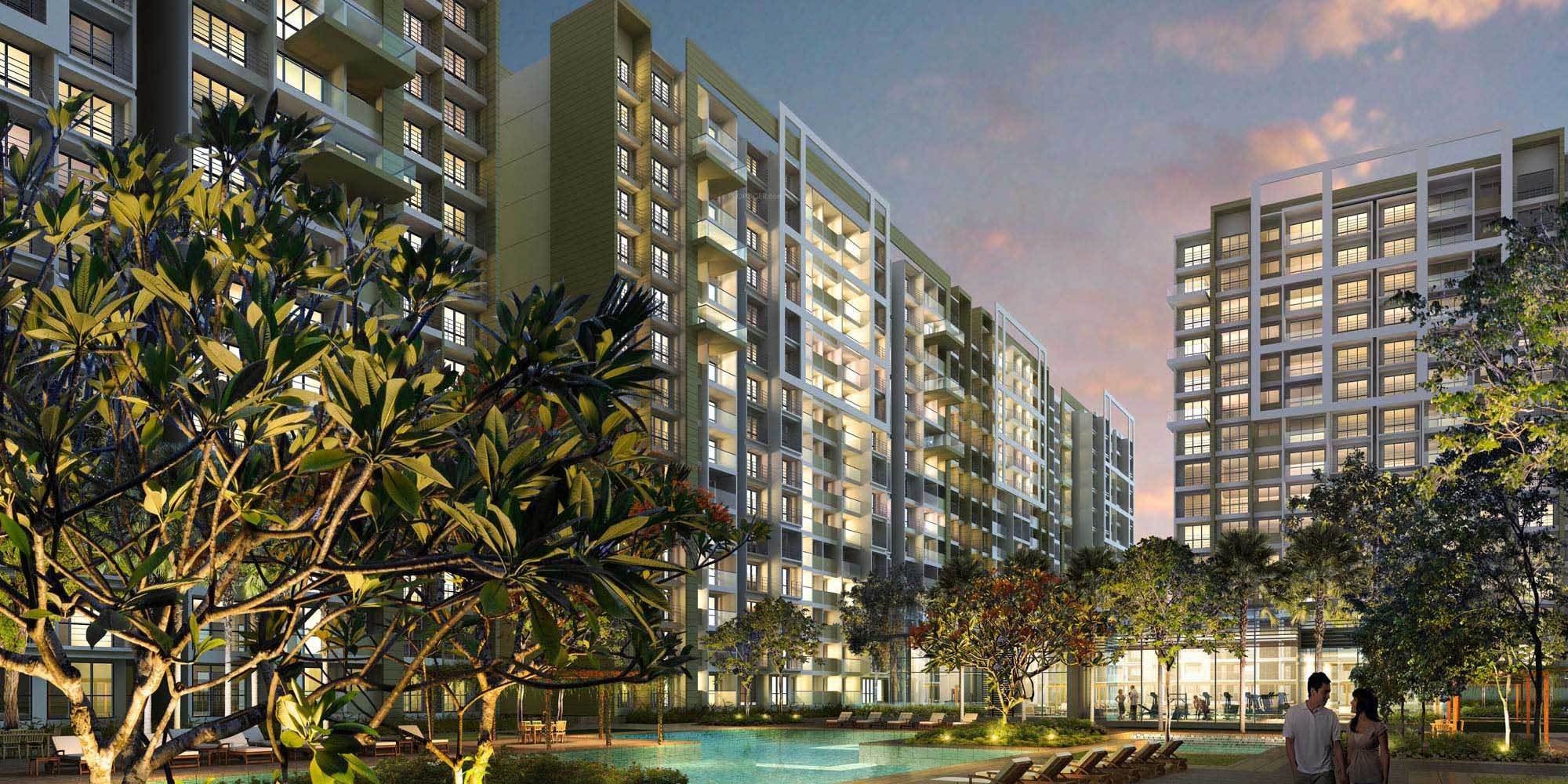 Flat Apartment On Rent Lease Sale In Sheth Vasant Oasis Jolan