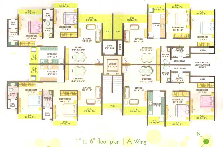 Flat / Apartment on Rent / Lease / Sale in Sheth Garden, Mulund East ...
