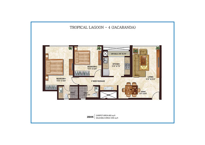 Tropical Lagoon Jacaranda Thane West Flats Apartments On Rent Sale