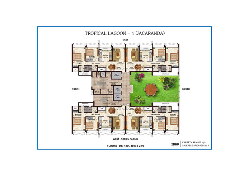 Tropical Lagoon Jacaranda Thane West Flats Apartments On Rent Sale