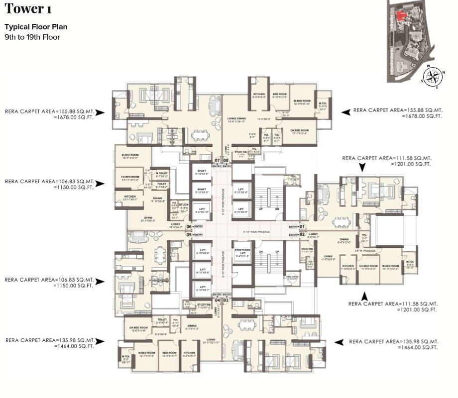 Monte South - Tower A Byculla - P51900001936